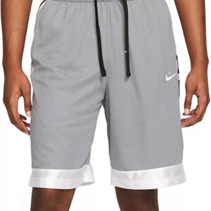 Nike Dri-FIT Elite Stripe Men's Basketball Training Shorts (College Grey/Black/White)