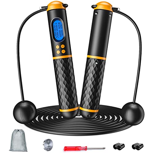 Smart Jump Rope, Multifun Speed Skipping Rope with Calorie Counter