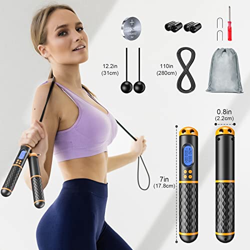 Smart Jump Rope, Multifun Speed Skipping Rope with Calorie Counter