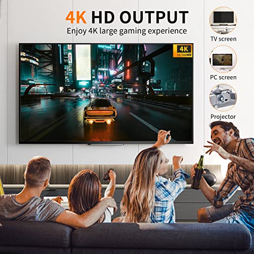 Game Consoles Built-in 46220 Retro Games, Retro Console with S905X4 Chip, Plug and Play Video Game Console for 4K TV, EmuELEC 4.6 Gaming System/Android TV 11 all in 2, Emulator Console Support WiFi/BT