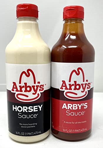 Arby's Sauce & Horsey Sauce 16oz bottles 2 pack And Horseradish