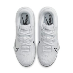 Nike Women's Hyperdiamond 4 Pro Molded Softball Cleats White | Black Size 9 Medium