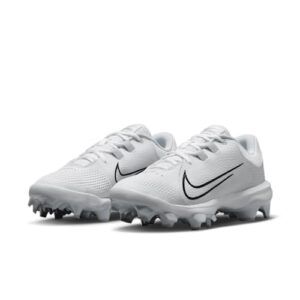 Nike Women's Hyperdiamond 4 Pro Molded Softball Cleats White | Black Size 9 Medium