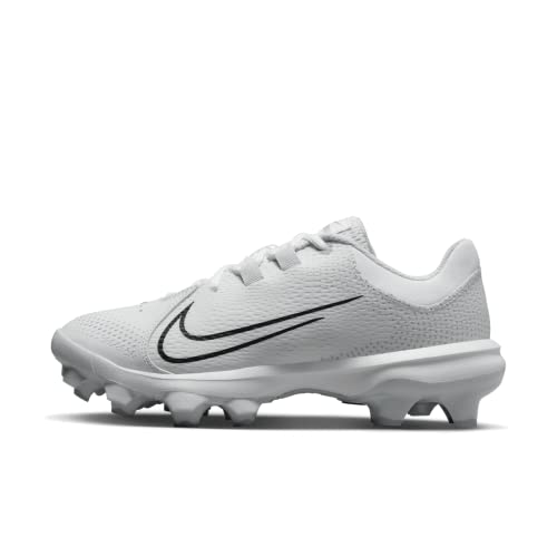 Nike Women's Hyperdiamond 4 Pro Molded Softball Cleats White | Black Size 9 Medium