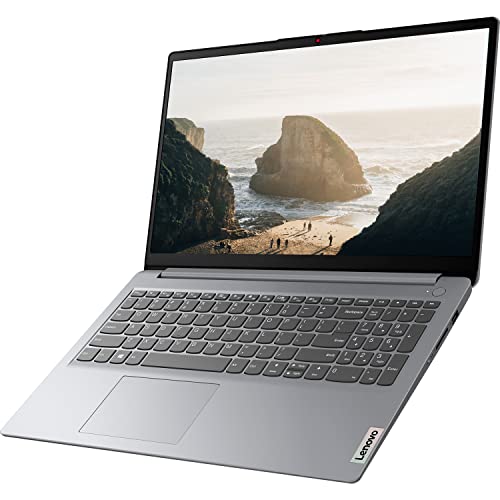 Lenovo Ideapad 1 Laptop, 15.6" HD Screen, AMD Athlon Silver 3050U, 8GB RAM, 256GB PCIe SSD + 128GB eMMC, Webcam, HDMI, Type-C, Wi-Fi 6, Media Card Reader, Windows 11 Home