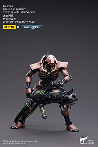 JoyToy Warhammer 40k: Necrons Szarekhan Dynasty Tesla Carbine 1:18 Scale Action Figure