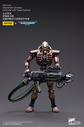 JoyToy Warhammer 40k: Necrons Szarekhan Dynasty Tesla Carbine 1:18 Scale Action Figure