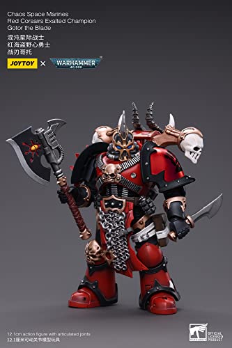 JoyToy Warhammer 40k: Chaos Space Red Corsairs Champ Gotor 1:18 Action Figure