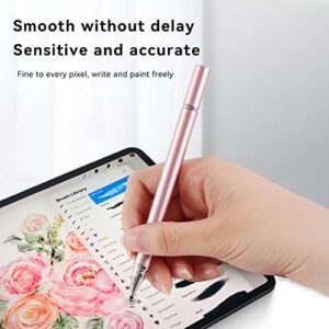 Fourmor Universal Stylus Pens for Touch Screens ，(3 Pcs) - StylusHome Magnetic Disc Universal Stylus Pens Touch Screens for Apple/iPhone/Ipad pro/Air/Android All Touch Screens - Black/White/Rose Gold