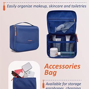 BAGSMART Packing Cubes for Suitcase, 8 Set Travel Packing Organizers Cubes, Lightweight Travel Cubes with Laundry Bag, Durable Luggage Suitcase Organizer Bag Set with Shoe Bag Blue