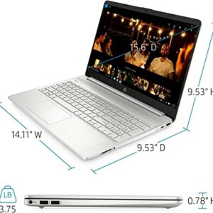 HP 15 15.6" HD Business Laptop Computer [Windows 11 Pro], Octa-Core AMD Ryzen 7 5700U (Beat Beats i7-10510U), 64GB RAM, 1TB PCIe SSD, Numeric Keypad, Wi-Fi 6, HDMI, USB, Long Battery Life, w/Battery