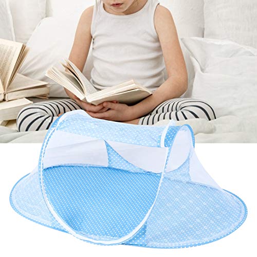 Crib Netting,Baby Bedding Portable Baby Mosquito Net ,Insect Screen, Ultralight, Folding Design for Dining Tables for Children Summer Supplies, Mosquito Net Crib Netting Kid Folding Baby Bedding