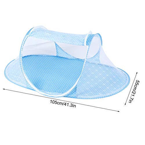 Crib Netting,Baby Bedding Portable Baby Mosquito Net ,Insect Screen, Ultralight, Folding Design for Dining Tables for Children Summer Supplies, Mosquito Net Crib Netting Kid Folding Baby Bedding