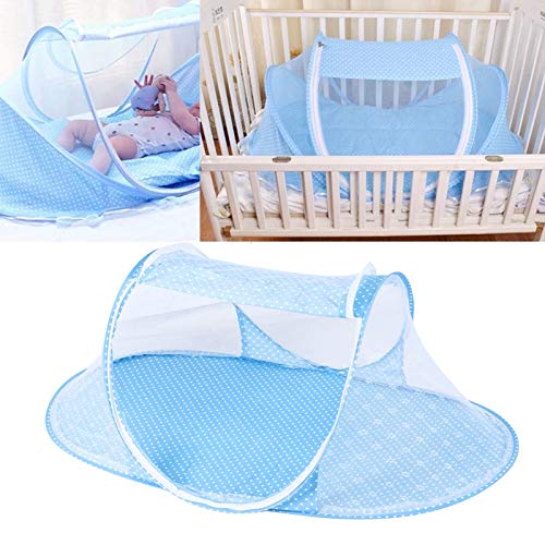 Crib Netting,Baby Bedding Portable Baby Mosquito Net ,Insect Screen, Ultralight, Folding Design for Dining Tables for Children Summer Supplies, Mosquito Net Crib Netting Kid Folding Baby Bedding