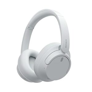 sony wh-ch720n noise canceling wireless headphones bluetooth over the ear headset with microphone and alexa built-in, white new