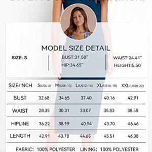 BTFBM Women One Shoulder Bodycon Dress 2023 Spring Summer Sleeveless Slit Midi Party Cocktail Wedding Guest Prom Dresses(Solid Dark Blue, Medium)