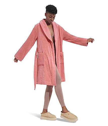 UGG Women's Lenore Terry Robe, Horizon Pink, L