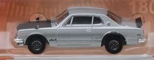 Greenlight 47010-C Tokyo Torque Series 3 - 1972 Skyline 2000 GT-R - Silver 1/64 Scale