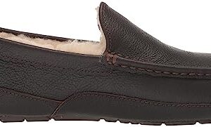 UGG Men's Ascot Discontinued Slipper, Dark Spice, 11