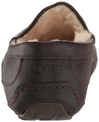 UGG Men's Ascot Discontinued Slipper, Dark Spice, 11