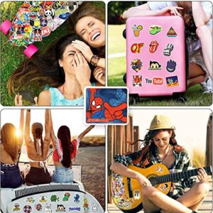 300 PCS Cool Brand Stickers for Water Bottles, 300 Pack Decals Laptop Hydroflask Skateboard Phone Stickers, Waterproof Vinyl Stickers for Teens Adults Kids