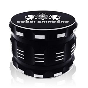 terrasure grinder for spice (2.5", aluminum alloy black)