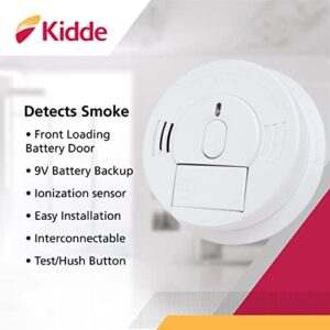 Kidde Smoke Detector, Hardwired Smoke Alarm, Pack of 6 & Smoke & Carbon Monoxide Detector, Battery Powered, Combination Smoke & CO Alarm, Voice Alert