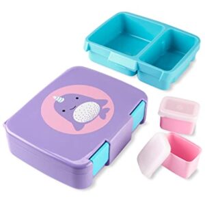 Skip Hop Kids Bento Lunch Box, Ages 3+, Zoo Narwhal