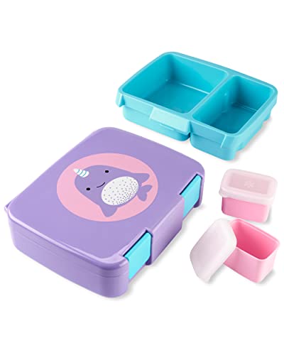 Skip Hop Kids Bento Lunch Box, Ages 3+, Zoo Narwhal