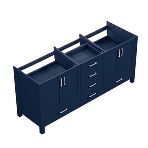 Bell+Modern Big Sur 80 in. W x 22 in. D Navy Blue Double Bath Vanity