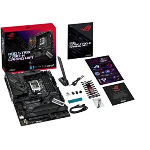 ASUS ROG STRIX Z790-H Gaming (WiFi 6E)LGA 1700(Intel®12&13th Gen)ATX gaming motherboard(DDR5 -7800 MT/s, PCIe 5.0 x16 with Q-Release,4xPCIe 4.0 M.2 slots,USB 3.2 Gen 2x2 Type-C®,front-panel connector)