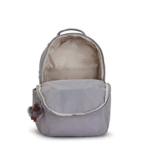 Kipling Women's Seoul Extra Large 17” Laptop Backpack, Durable, Roomy with Padded Shoulder Straps, Bag, Dove Grey, 34.5''L x 45''H x 23''D