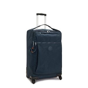 Kipling Women's Darcey Medium 26-Inch Softside Checked Rolling Luggage, 360 Degree Spinning Wheels, True Blue Tonal, 17.25'' L x 26.25'' H x 10.75'' D