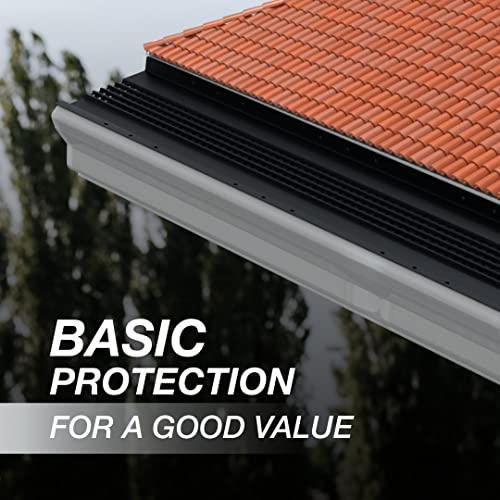 All-Aluminum, Raptor Gutter Guard in Black. Fits a 5" Gutter -48ft to a Box