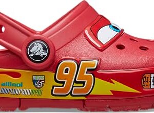 Crocs Crocband Cars Lightning McQueen Clogs, Light Up Shoes, Red, 11 US Unisex Little Kid