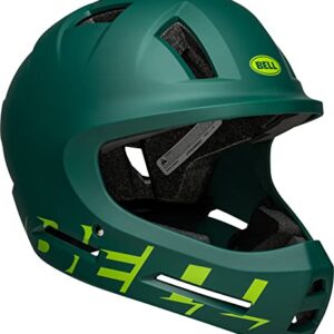 Bell Drop Youth BMX Bike and Skate Helmet, Green