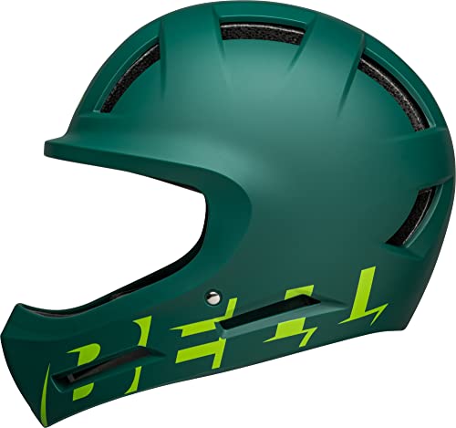 Bell Drop Youth BMX Bike and Skate Helmet, Green