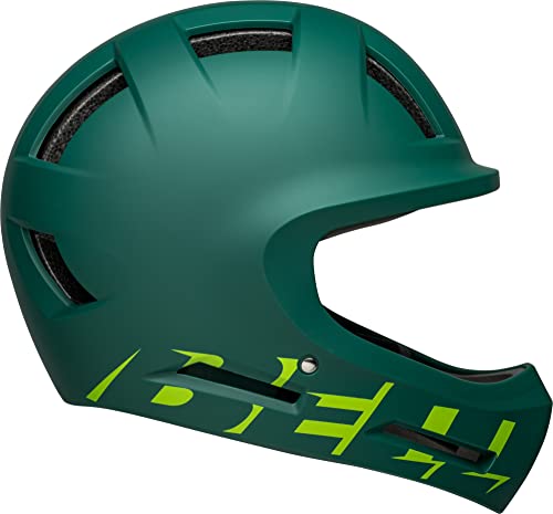 Bell Drop Youth BMX Bike and Skate Helmet, Green