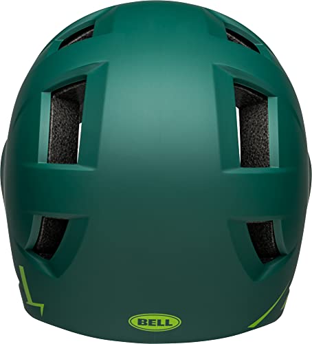 Bell Drop Youth BMX Bike and Skate Helmet, Green