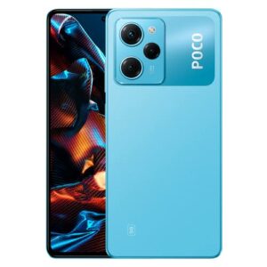 xiaomi poco x5 pro 5g + 4g volte global unlocked 128gb + 6gb gsm 6.67" 108 mp triple camera (only tmobile mint tello usa market) + (car fast car 51w charger bundle) (blue)