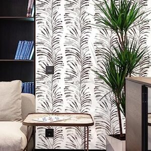 Modern Peel and Stick Wallpaper Boho Contact Paper for Cabinets Brown Wallpaper for Bedroom Self Adhesive Wallpaper Removable Stripe Wall Paper for Nursery Herringbone Shelf Drawer Liner17.3” x 78.7”