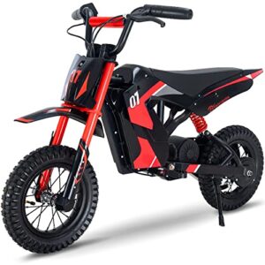 evercross ev12m electric dirt bike,300w electric motorcycle,15.5mph & 9.3 miles long-range,3-speed modes motorcycle