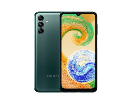 SAMSUNG Galaxy A04S 4G LTE (128GB + 4GB) Unlocked Worldwide (Only T-Mobile/Mint/Metro USA Market) 6.5" 50MP Triple Camera + (w/Fast Car Charger) (Green)