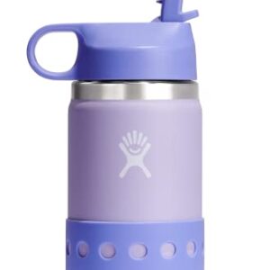 Hydro Flask 12 Oz Kids Wide Mouth Straw Cap And Boot Wisteria