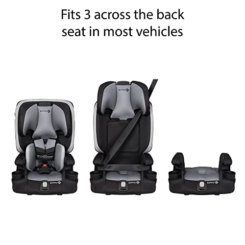 Safety 1st Boost-and-Go All-in-1 Harness Booster car seat, 3-in-1 harnessed Booster: Forward-Facing Harness Booster, Belt-Positioning Booster and Backless Booster, High Street