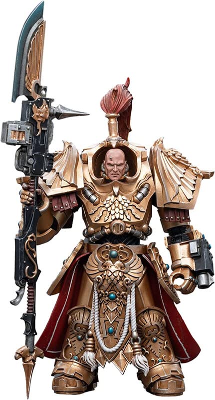 JoyToy 1/18 Warhammer 40,000 Action Figure Adeptus Custodes Shield-Captain in Allarus Terminator Armour Hydon Seronis Model