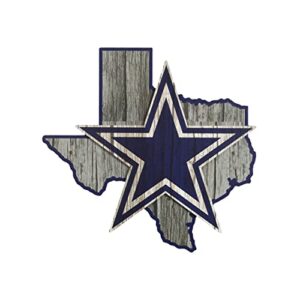 foco dallas cowboys nfl wood state sign