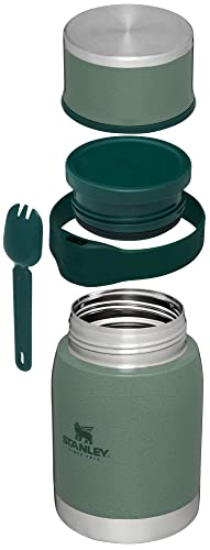 Stanley Adventure to Go Insulated Food Jar with Cup Lid and Spork - 36oz - Stainless Steel Insulated Food Container - BPA-Free and Dishwasher Safe