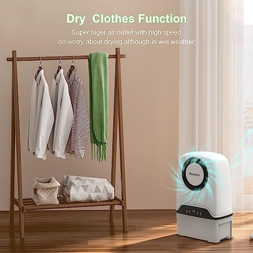 Dehumidifier for Home, RUWORA Dehumidifiers for Bedroom, 30 Pint 2500 Sq.Ft , Water Tank 1.06 Gallon, Dehumidifiers for Basement Bathroom Closet, Overflow Protection, 24H Timer