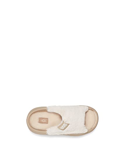 UGG Women's FOAMO UGGPLUSH Slide Sandal, Mustard Seed, 7